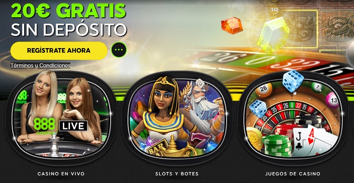 🥇 Códigos Promocionales de 888casino + Hasta 20€ gratis | 2024